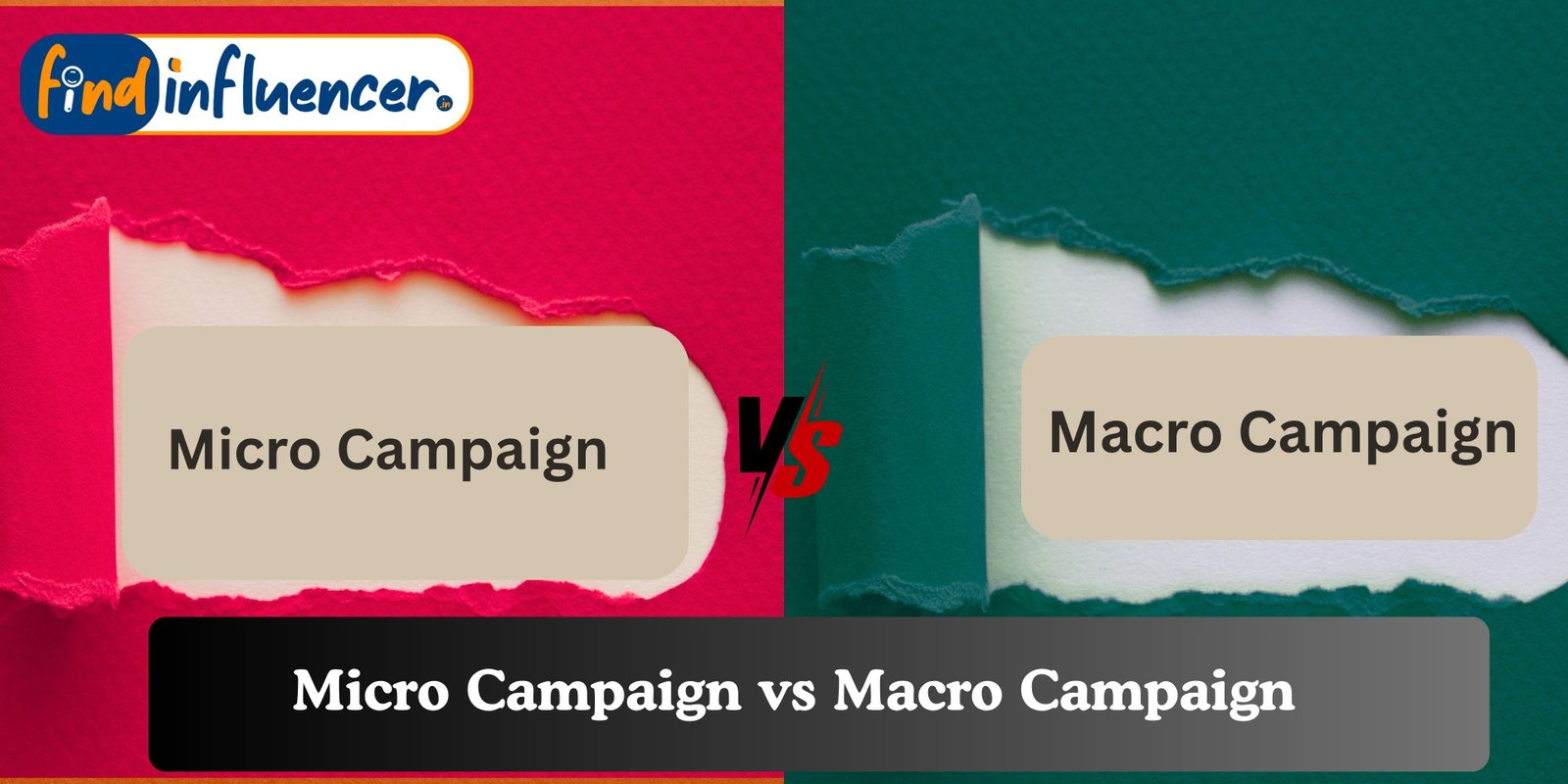 Micro Campaign vs Macro Campaign | FindInfluencer | Findinfluencer.in