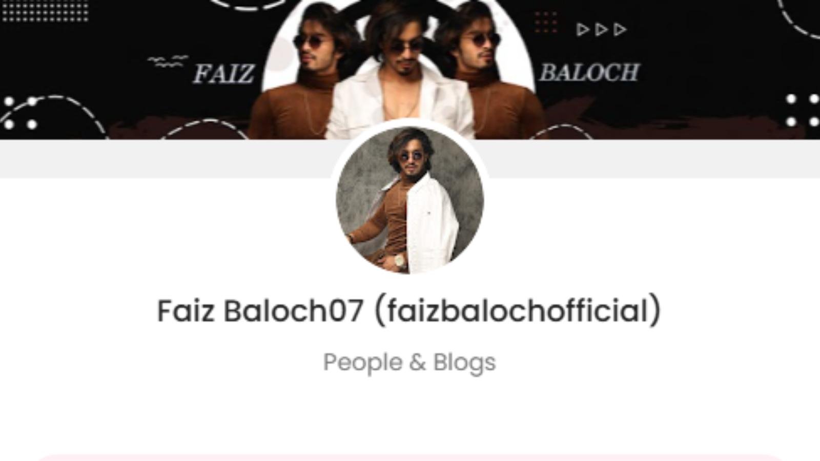 Faiz Baloch Official Promotion Price: How Much Does It Cost to Hire Him for a Campaign ...